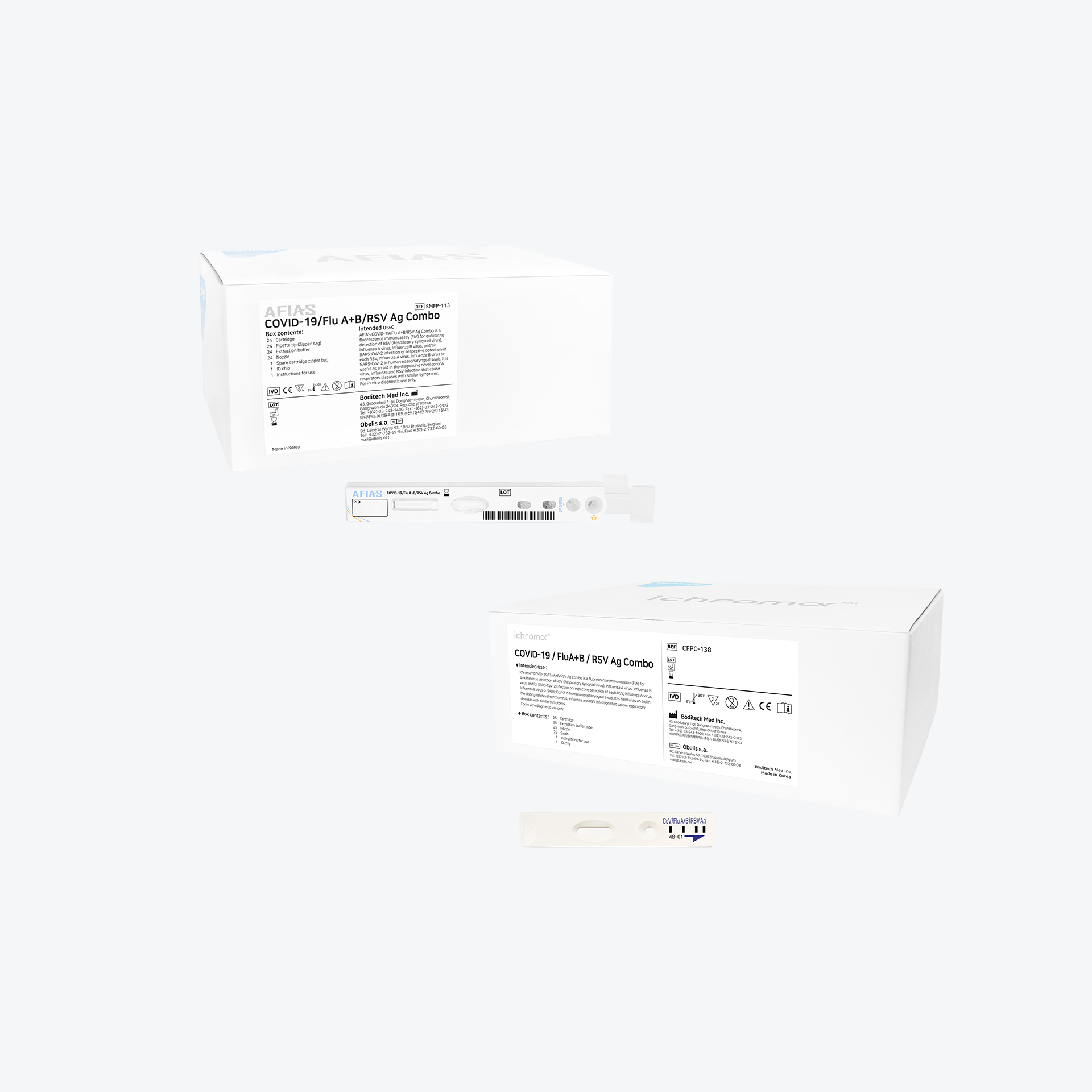 Reagent | COVID-19/Flu A+B/RSV Ag - Boditech Med